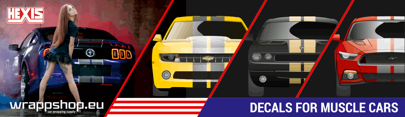 Muscle Cars- style your car with Decals