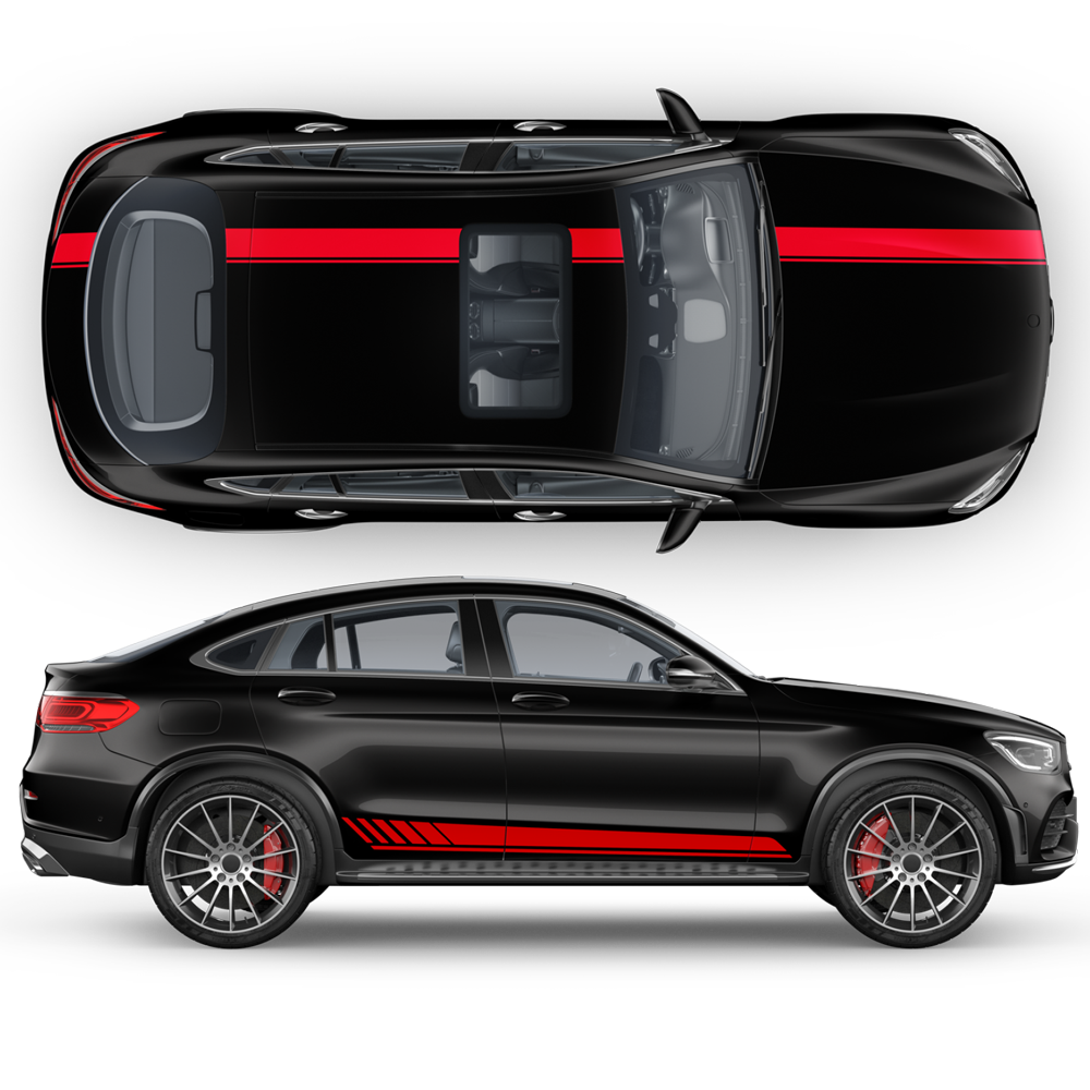 AMG Edition1 Stripes Set for MB - AMG GLC / GLC Coupe