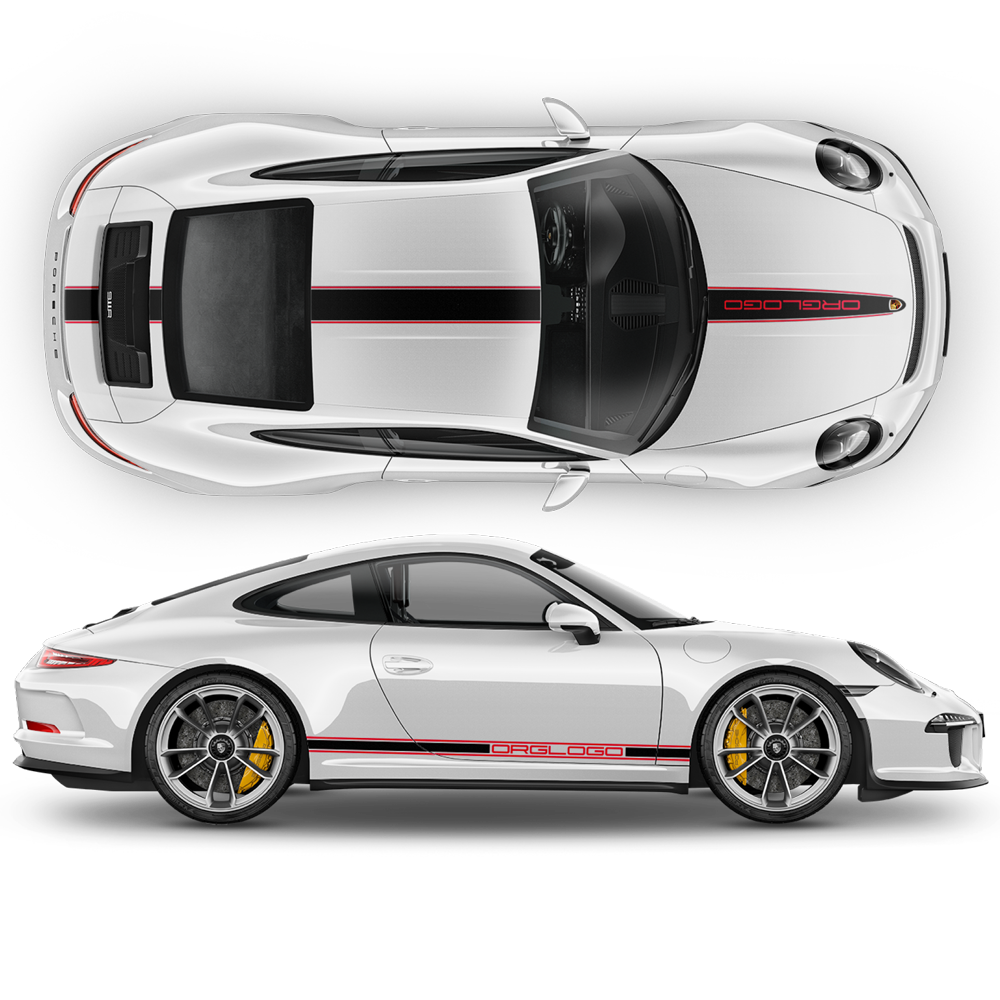 Racing Decals set in two colors, for Carrera